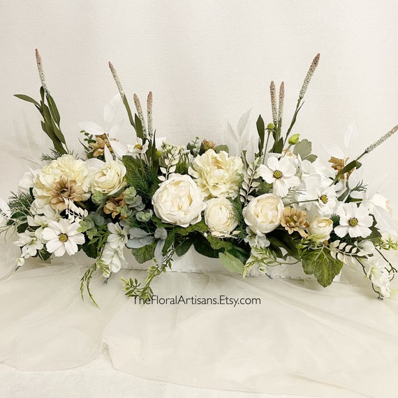 Horizontal Flower Arrangement