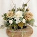 Farmhouse Style Floral Arrangement Neutral Colors Floral Arrangement ...