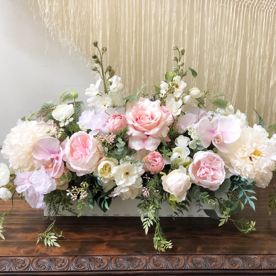Large Floral Arrangement |romantic Floral Arrangement | Sweetheart ...