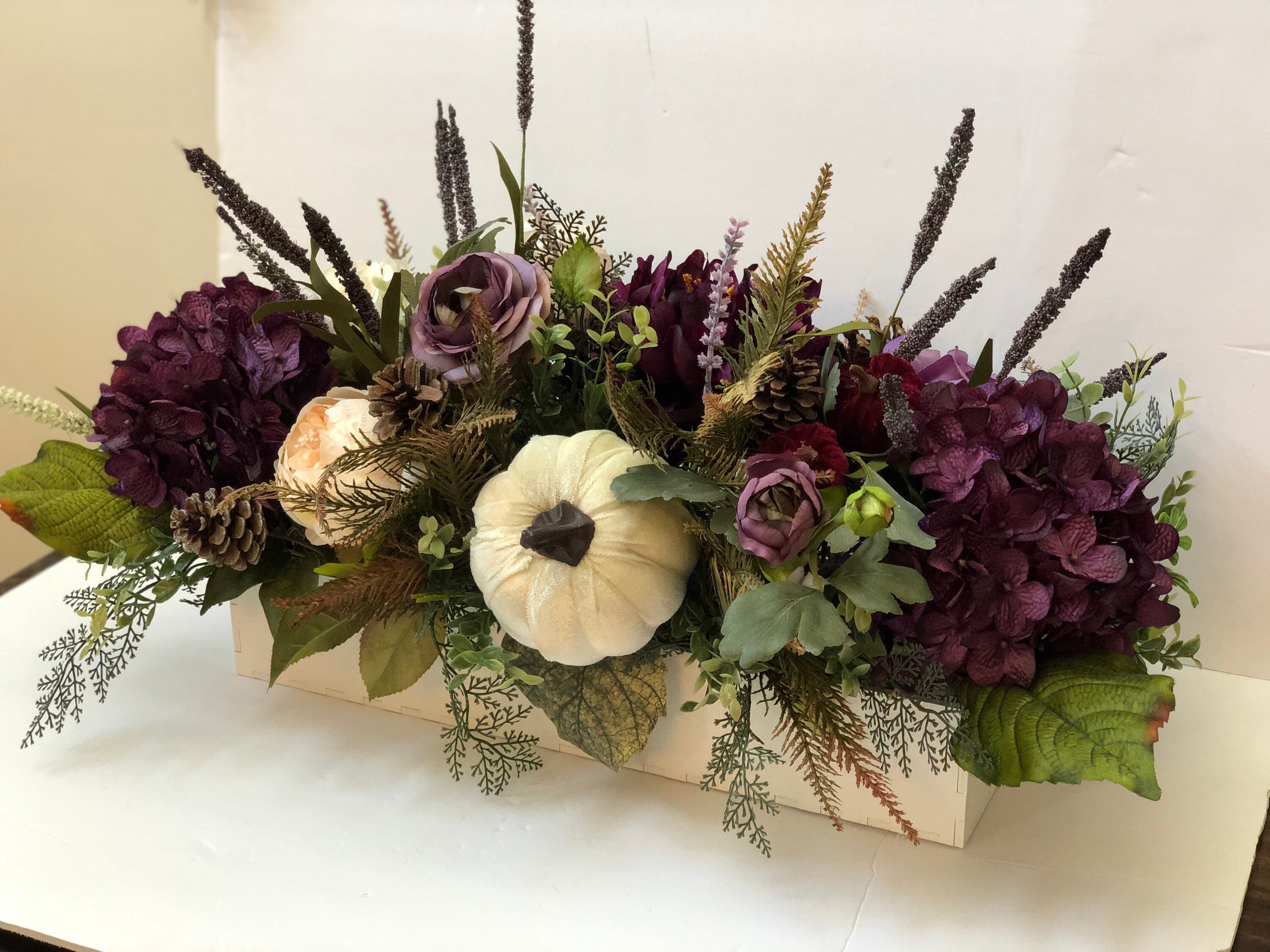 Fall Farmhouse Floral Centerpiece Autumn Floral Arrangement - Etsy