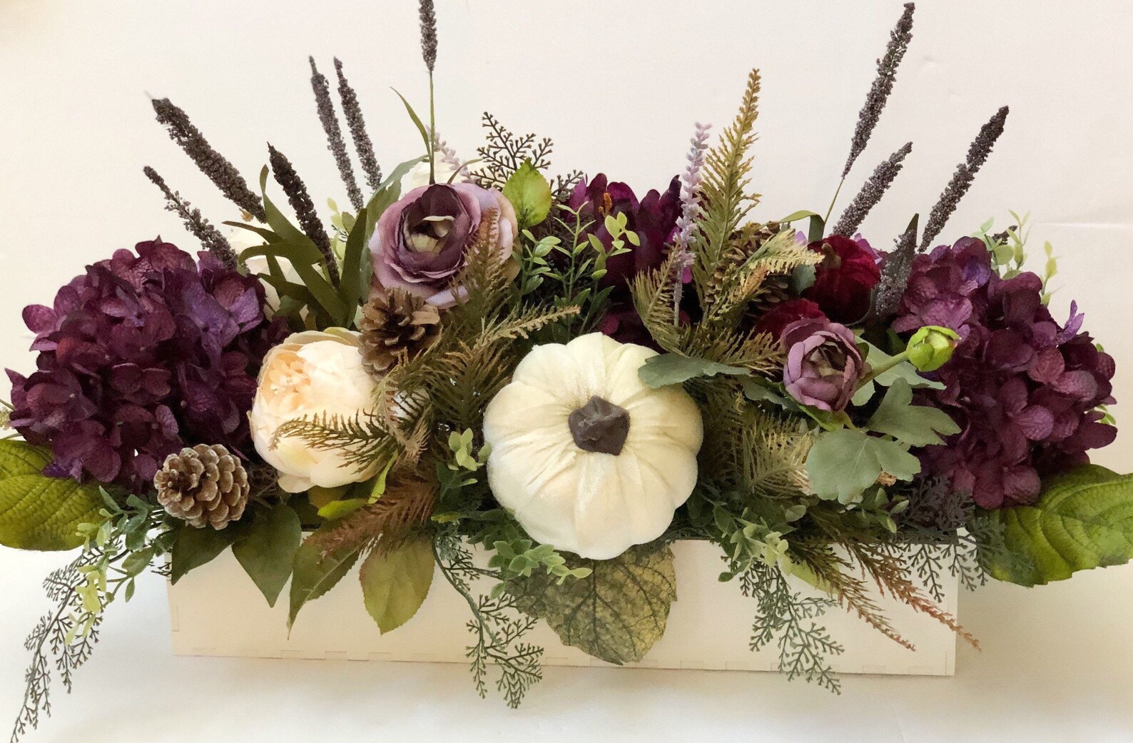 Fall Farmhouse Floral Centerpiece Autumn Floral Arrangement - Etsy