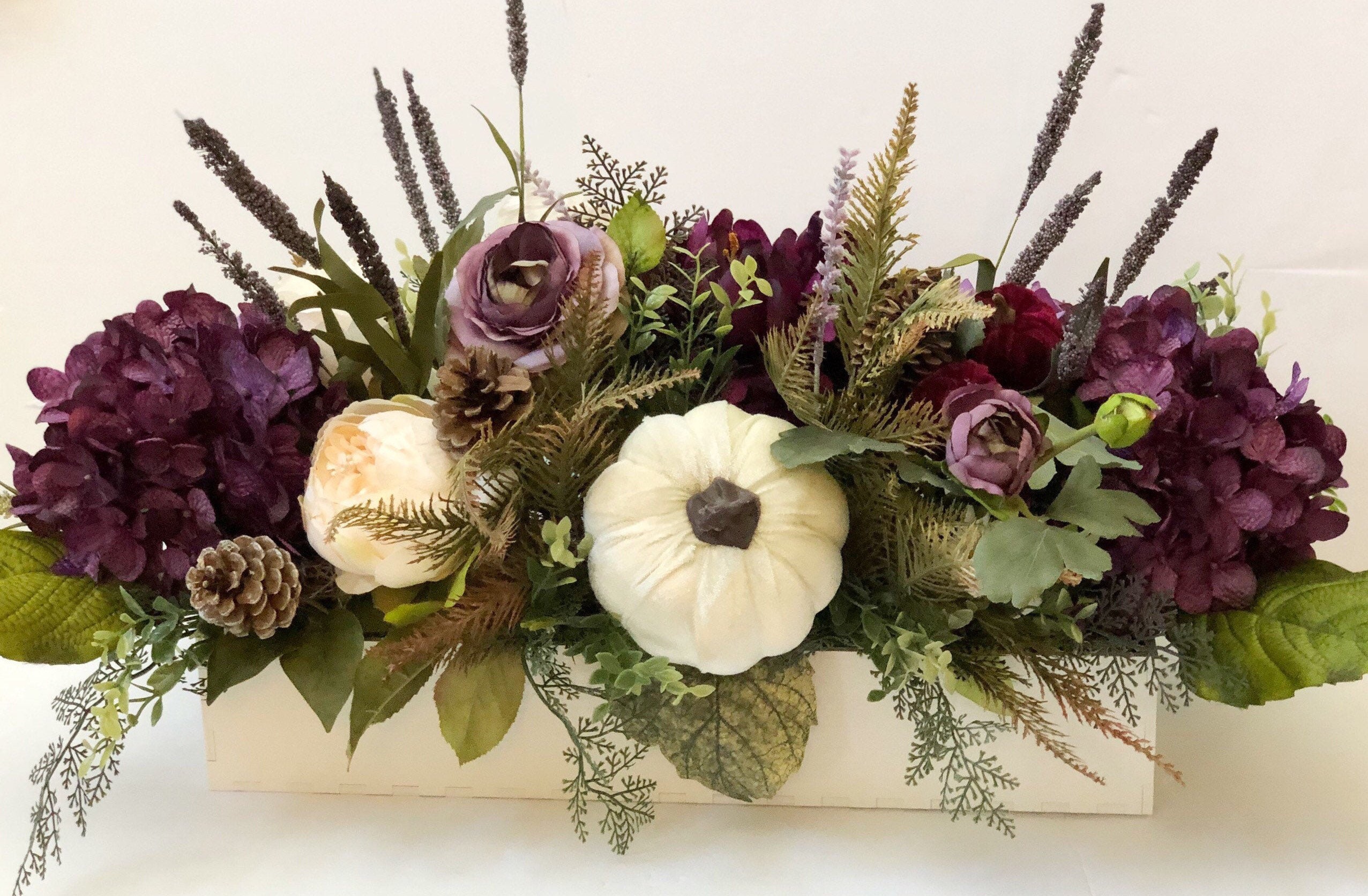 Fall Farmhouse Floral Centerpiece Autumn Floral Arrangement - Etsy
