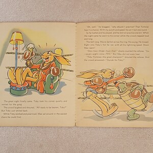 Walt Disney's Toby Tortoise and the Hare Linen-like Book 1938 - Etsy
