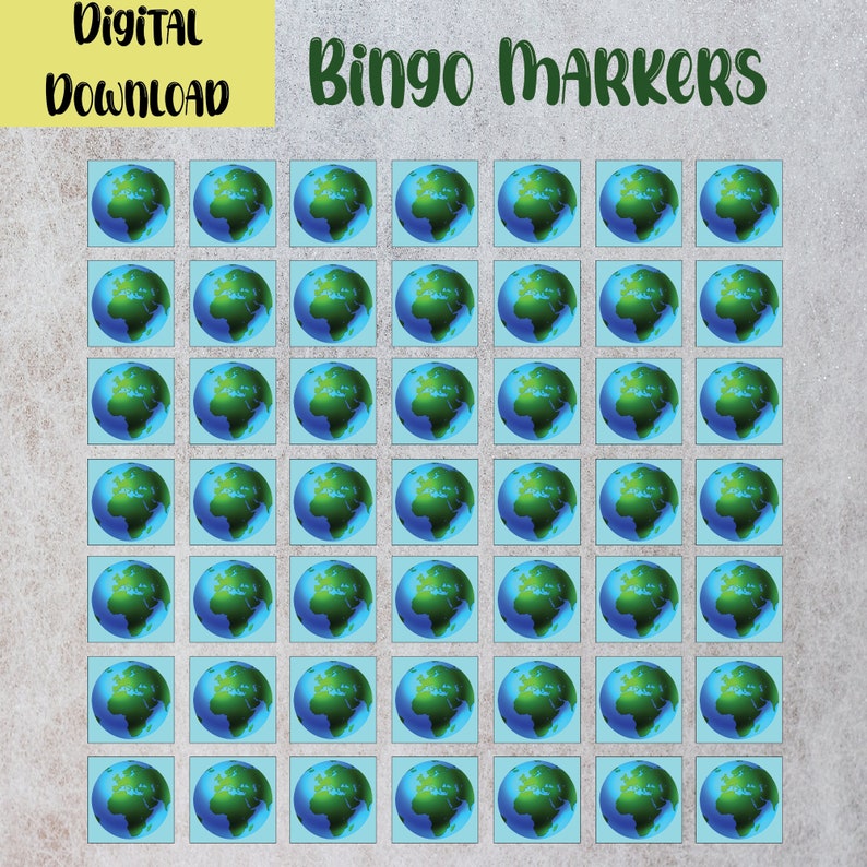 World Flags Printable Bingo Game Fun Printable Bingo Game - Etsy