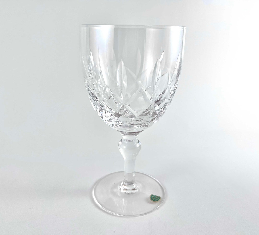 Stuart English Crystal Regent Water Goblet - Vintage - 6-3/8" - Clear ...
