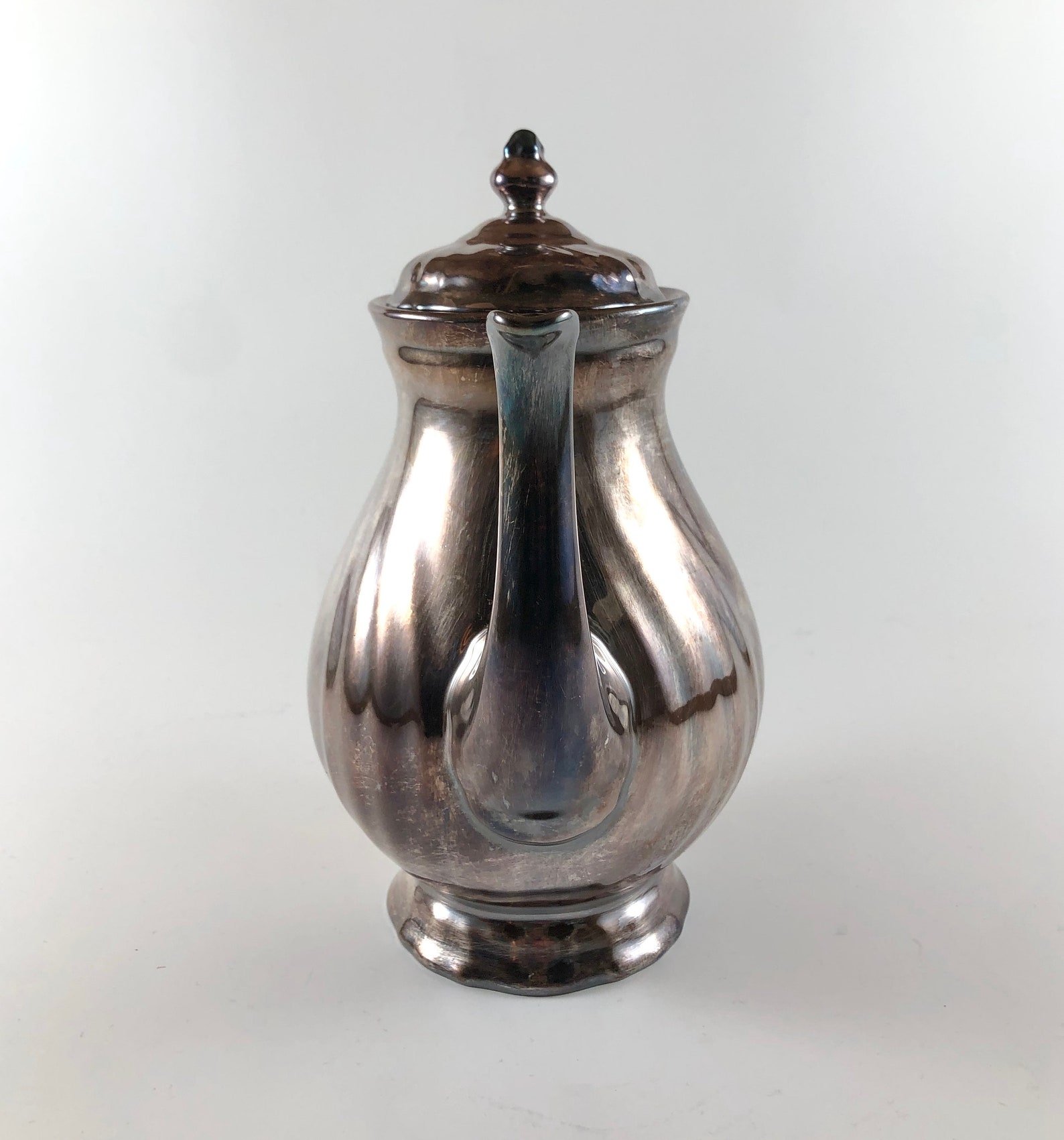 Elegant Vintage Rosenthal Silver-overlay Porcelain Coffee Pot With Lid ...