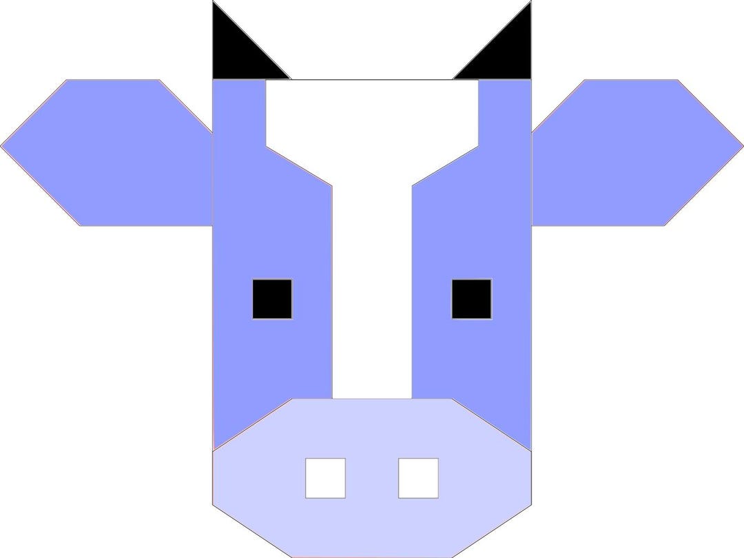 Cow Head SVG & PNG File, Laser Cutting Design - Etsy UK