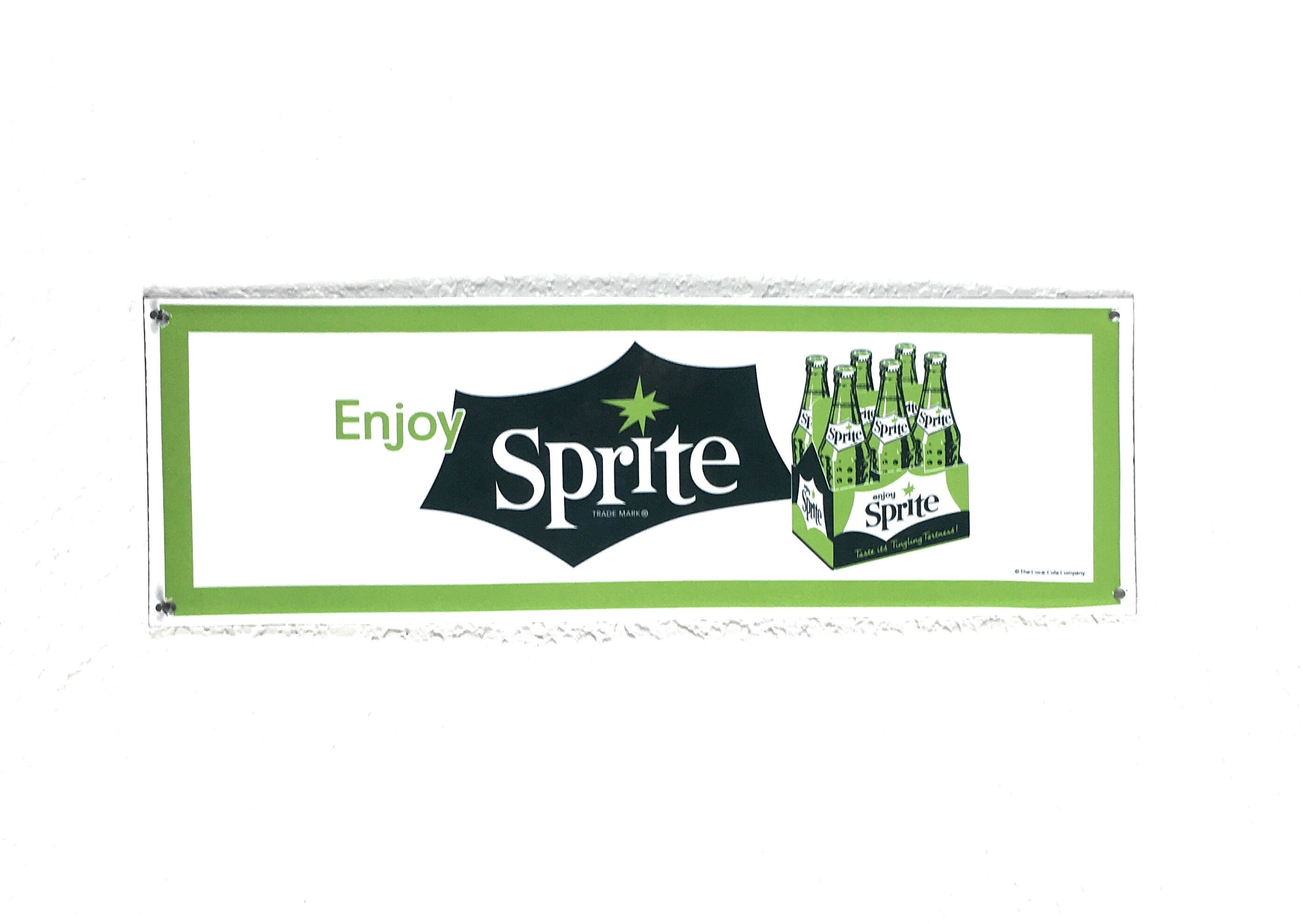 Sprite Sign Enjoy Sprite with 6 Pack | Etsy