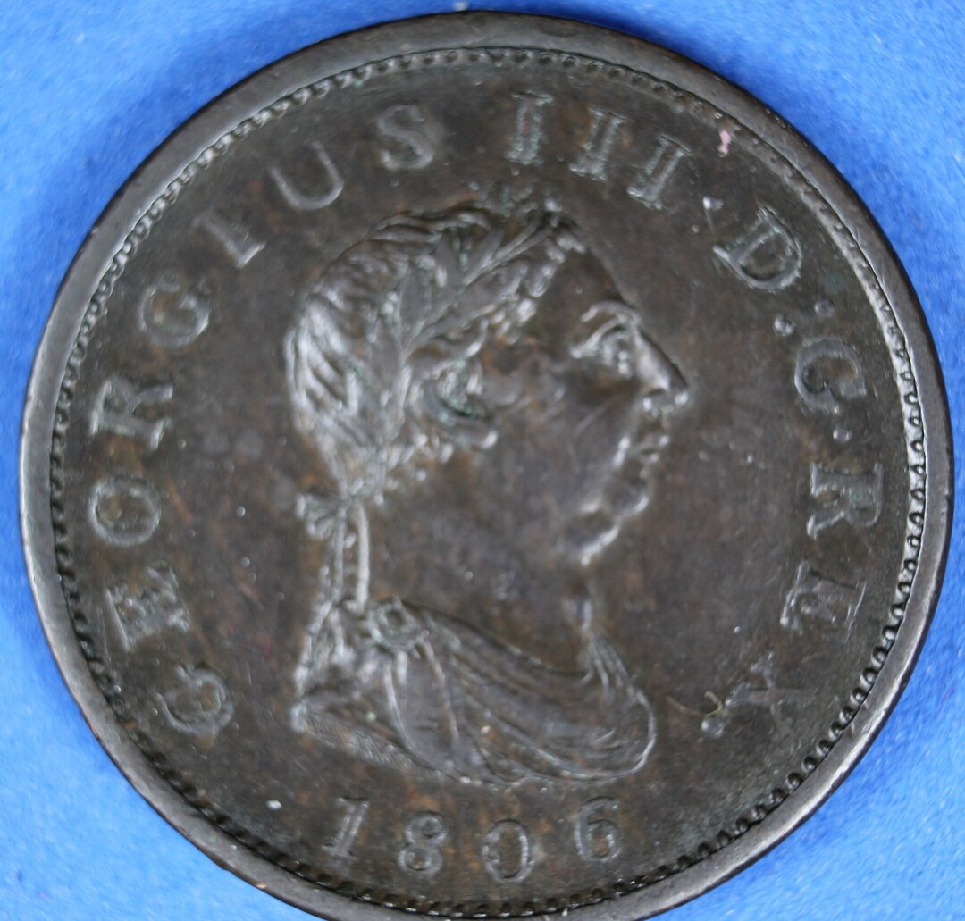 1806 British Penny George III - Etsy