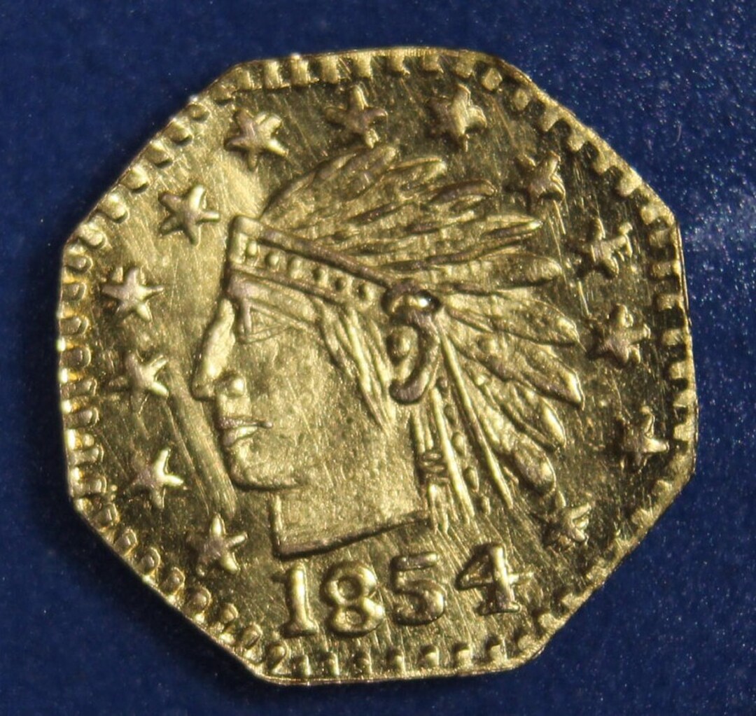 1854 California Gold Token Proof Like - Etsy
