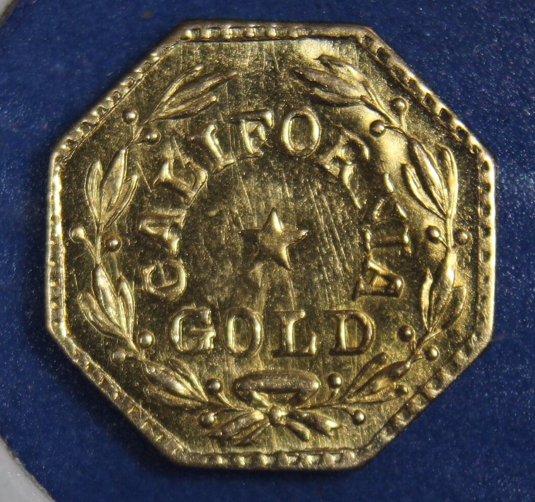 1855 California Gold Token Proof Like - Etsy
