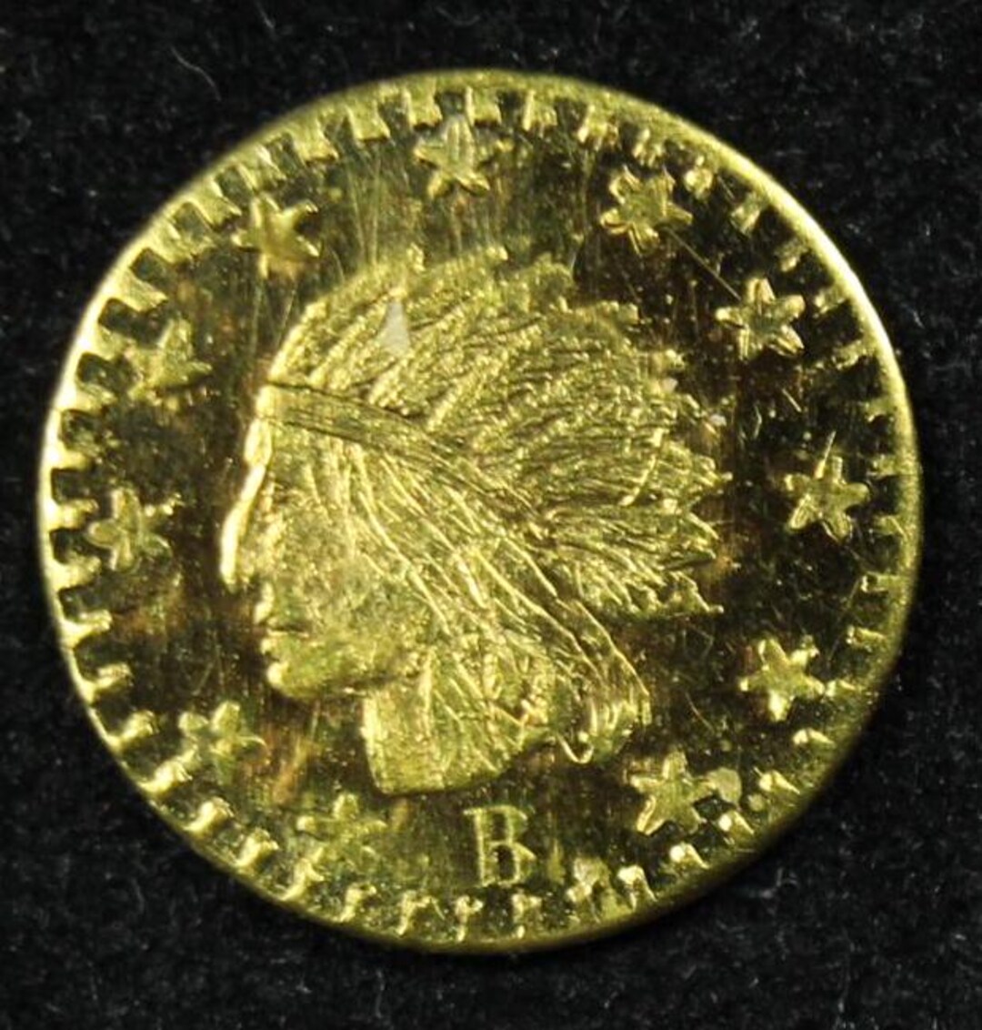 1859 California Gold Token Proof Like - Etsy
