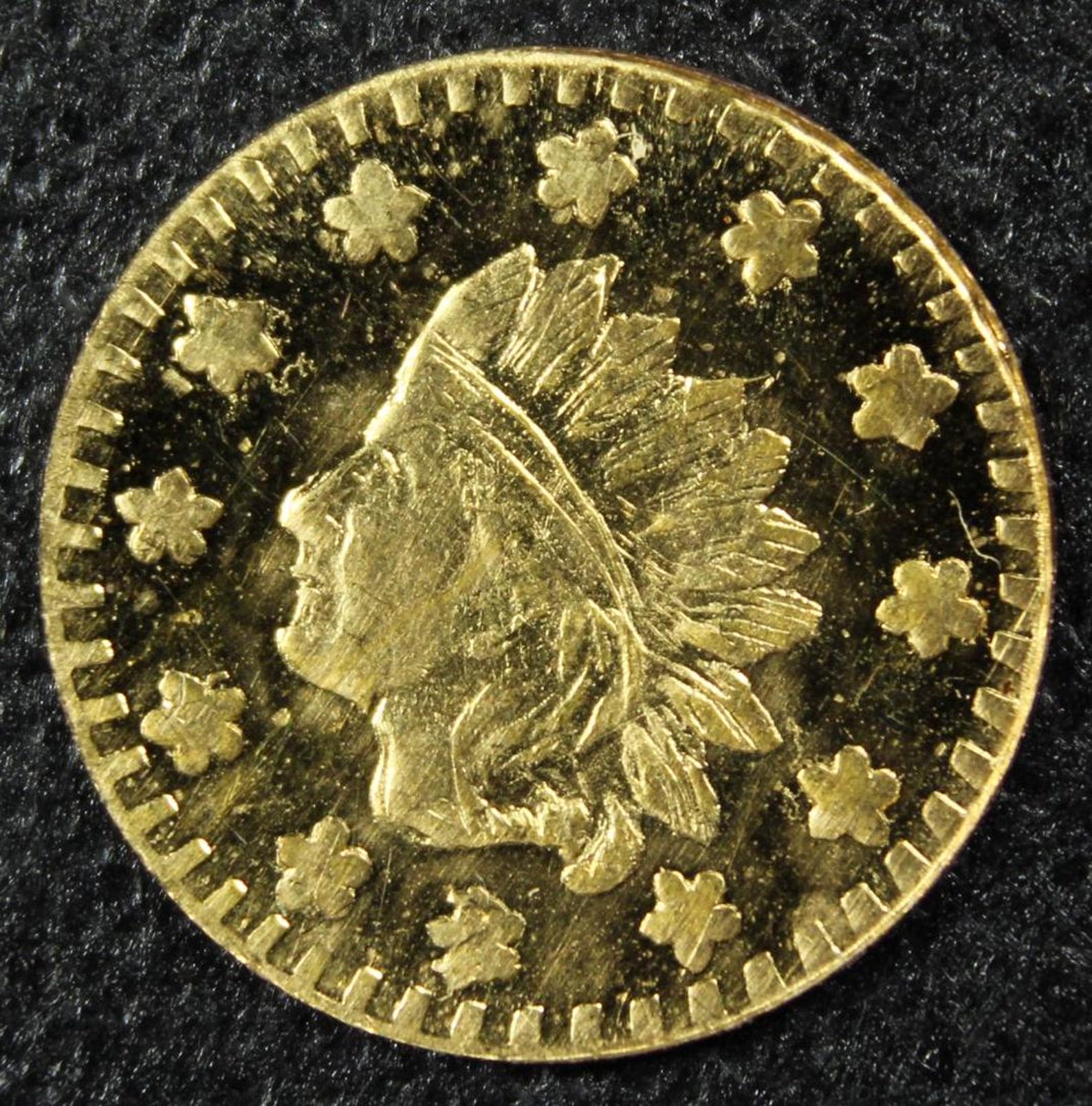 1853 California Gold Token - Etsy