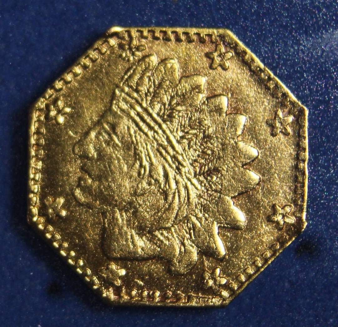 1865 California Gold Token - Etsy