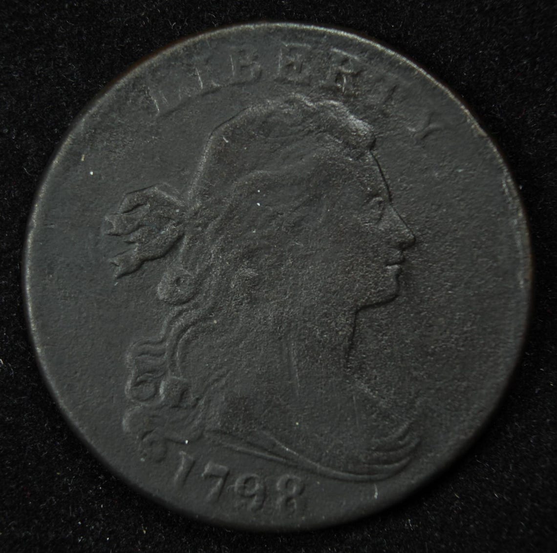 1798 Draped Bust Large Cent - Etsy