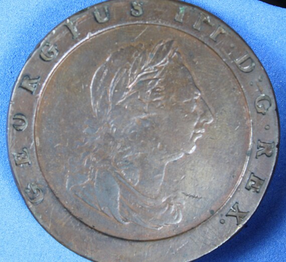 1797 British 2 Pence - Etsy