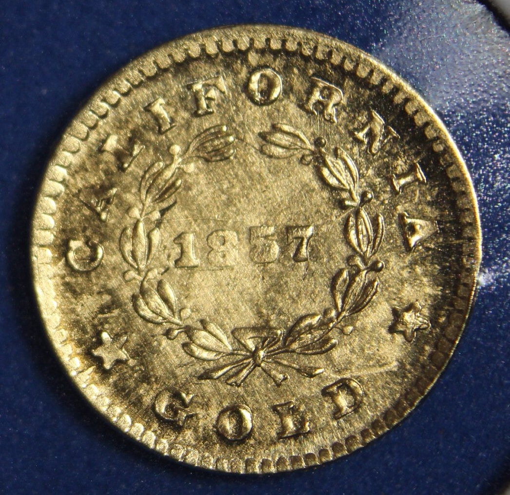 1857 California Gold Token Proof Like - Etsy