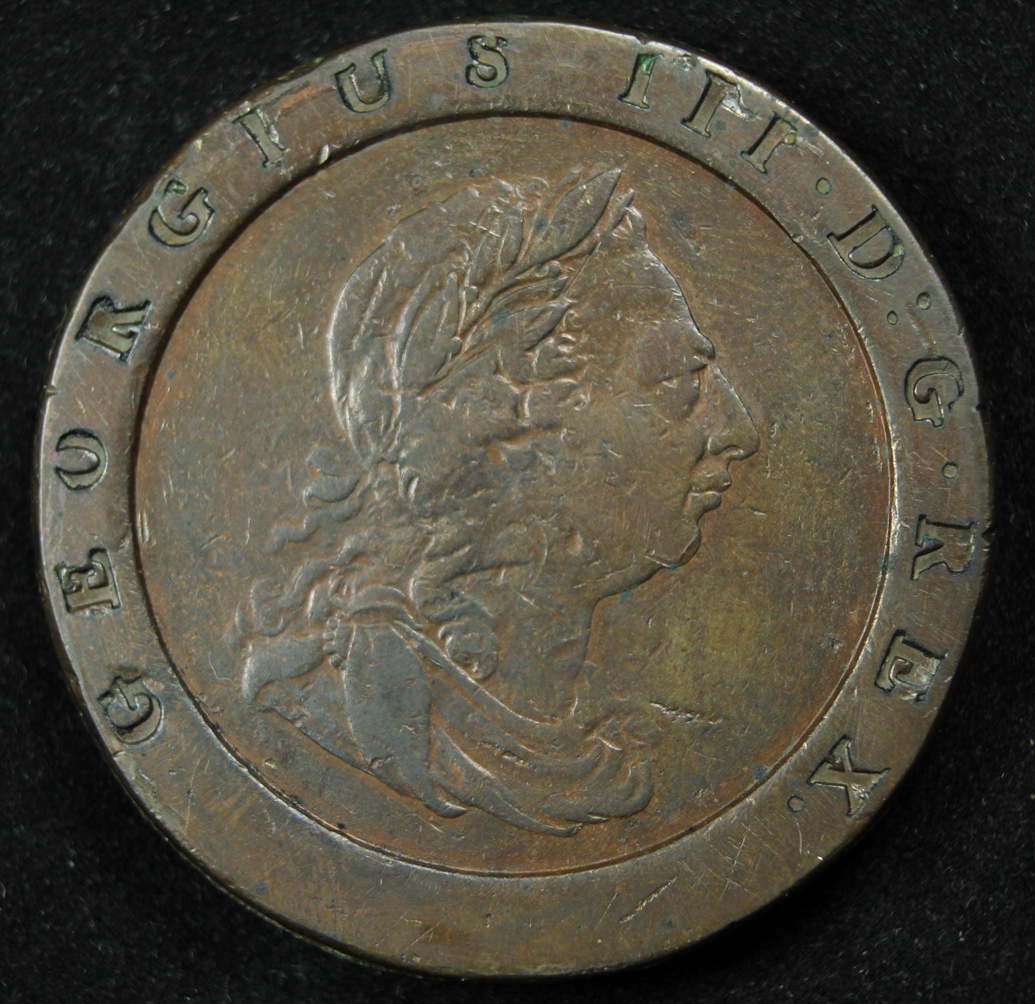 1797 British 2 Pence - Etsy