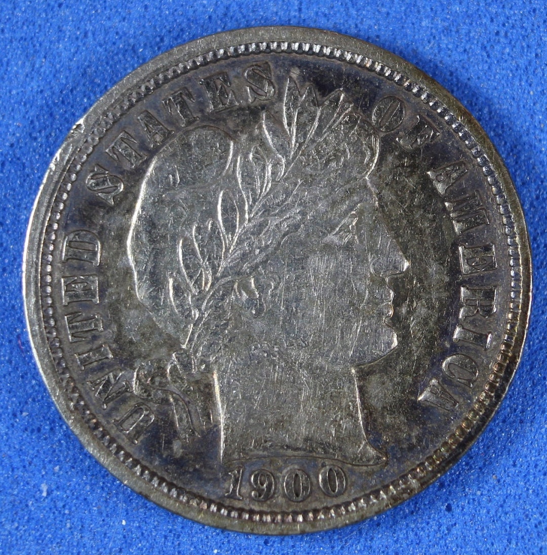1900 Barber Dime - Etsy
