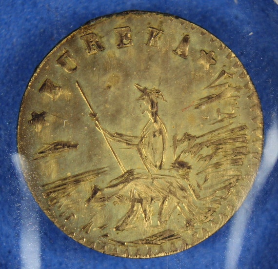 1854 California Gold Token - Etsy