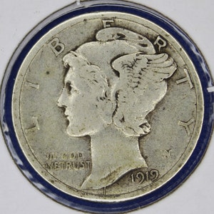 1919-D Mercury Dime - Etsy