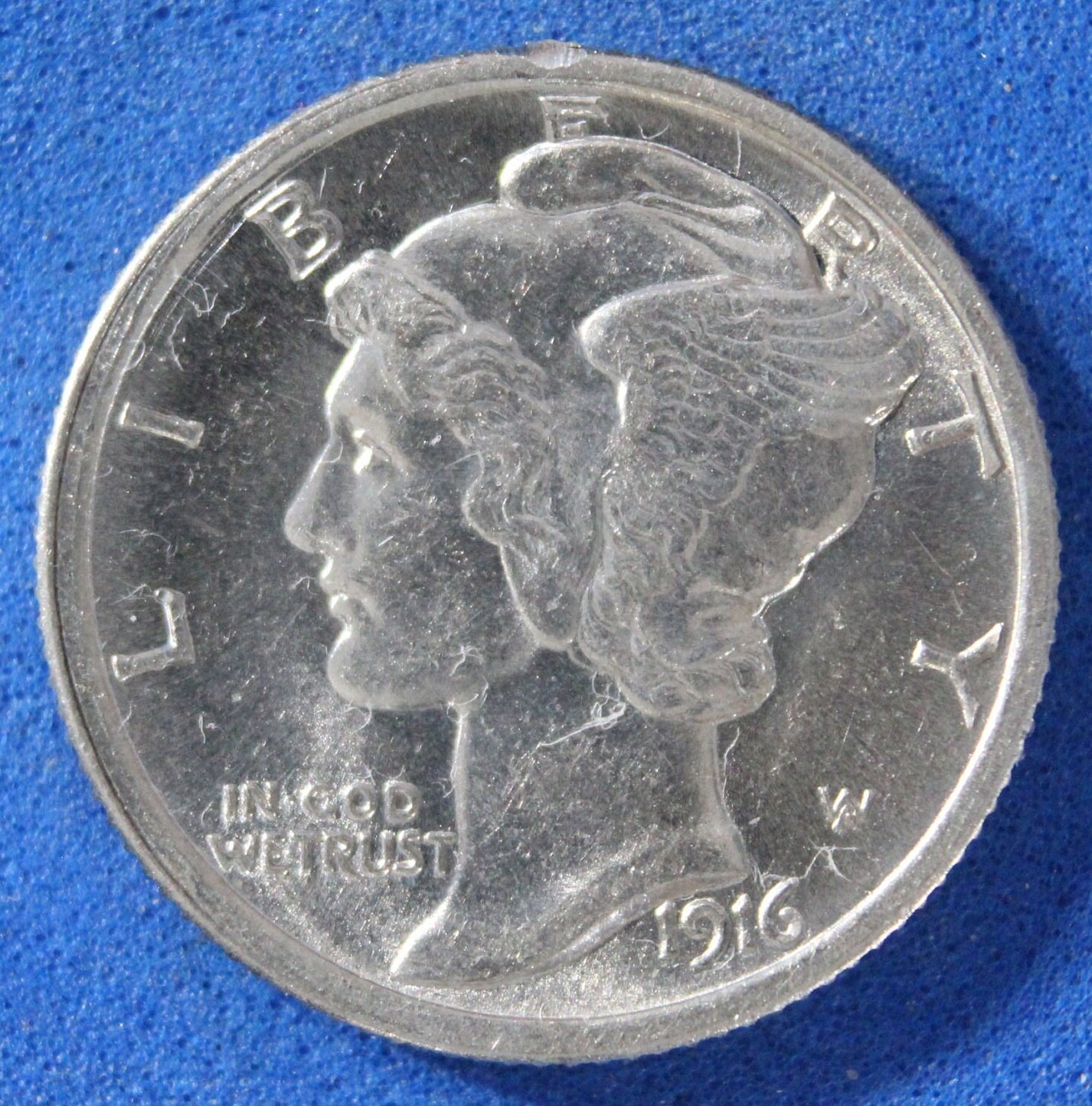 1916 Mercury Dime Full Bands - Etsy