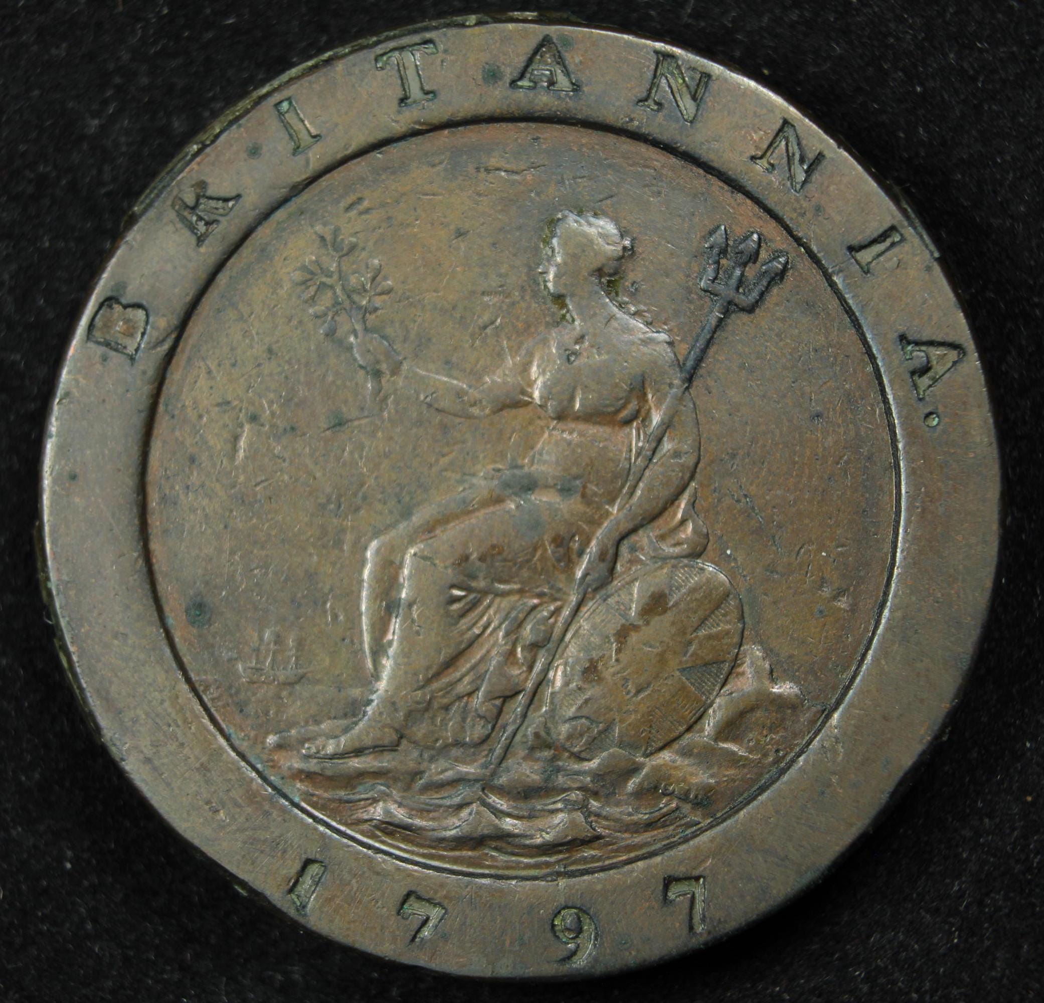 1797 British 2 Pence - Etsy