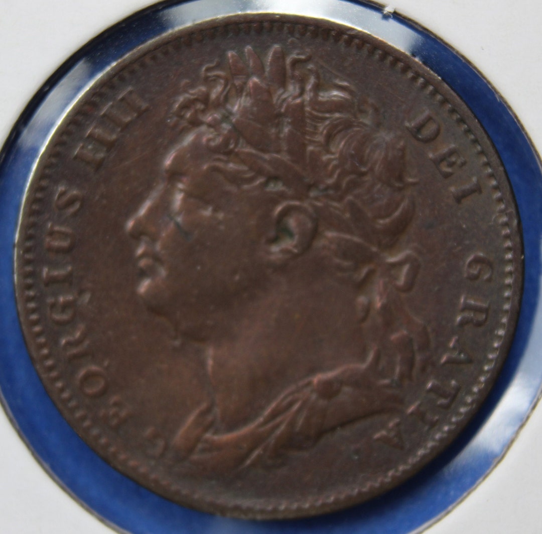 1823 British Farthing - Etsy