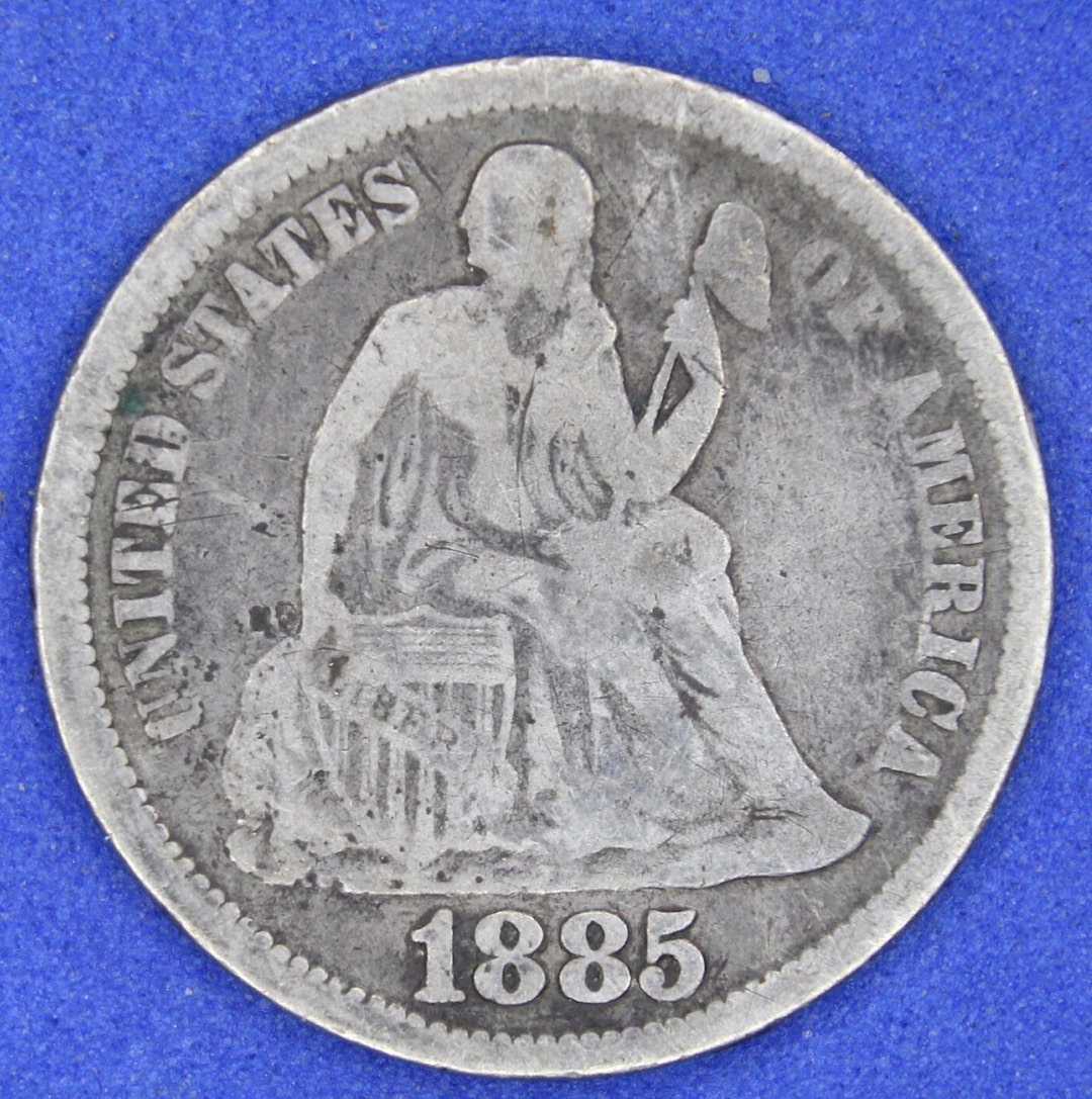1885 Seated Dime - Etsy