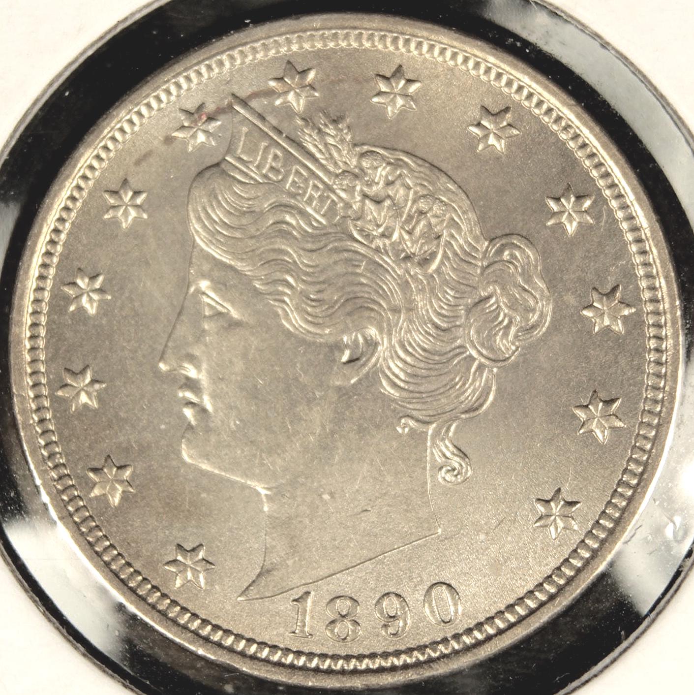 1890 Liberty V Nickel - Etsy