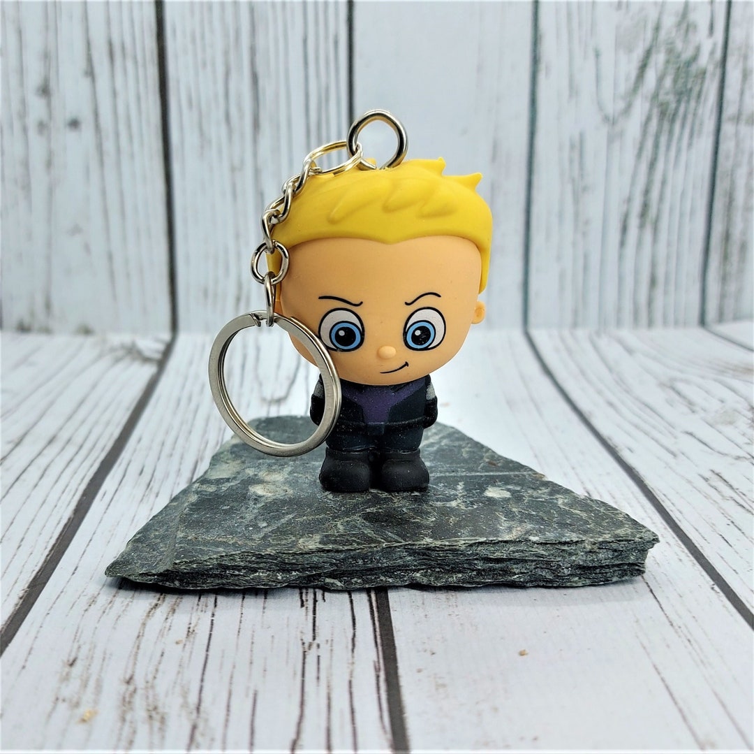 Marvel Hawkeye Figure Eraser/rubber Keychain - Etsy