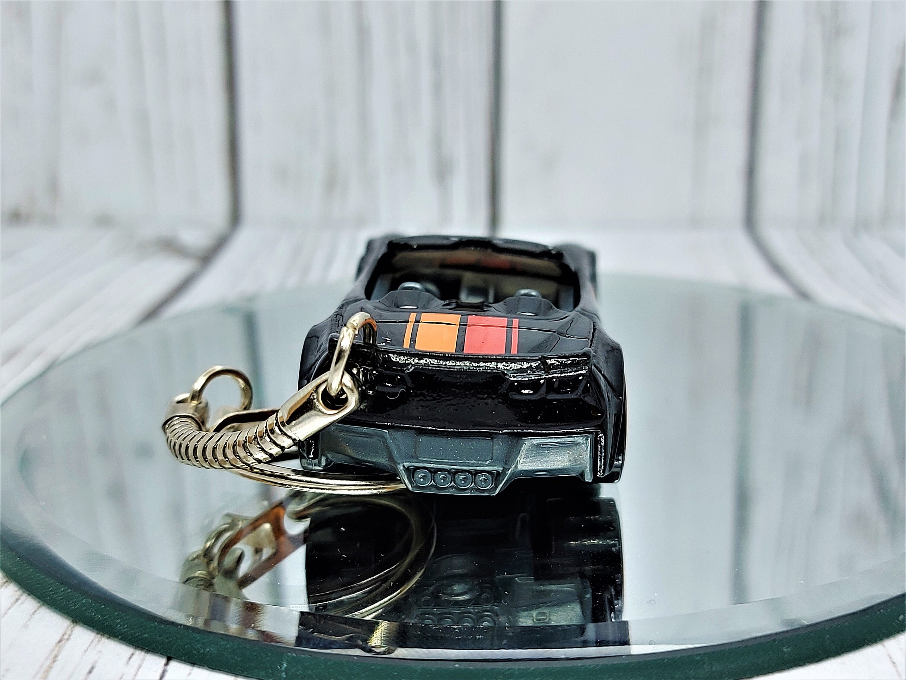 Corvette C7 Z06 Covertable Black Key Ring Key Chain - Etsy