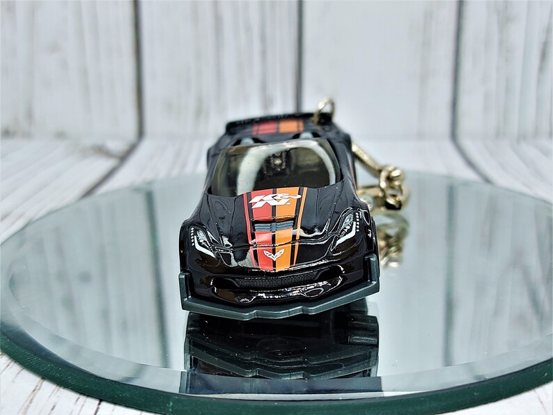 Corvette C7 Z06 Covertable Black Key Ring Key Chain - Etsy