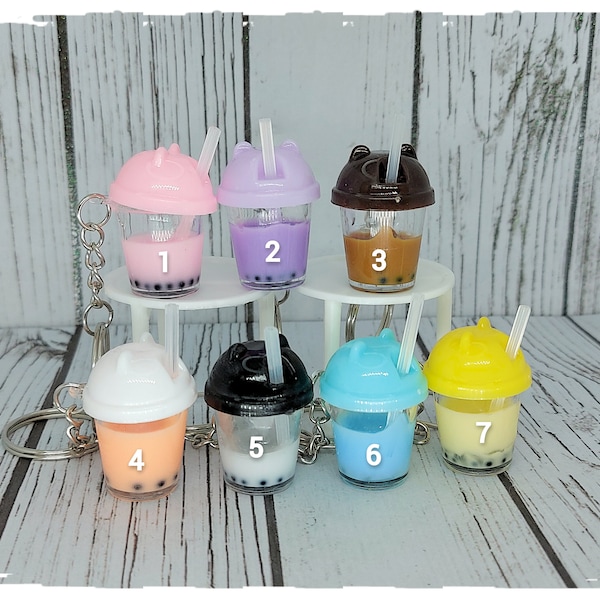 Bubble Tea Keychain - Etsy UK