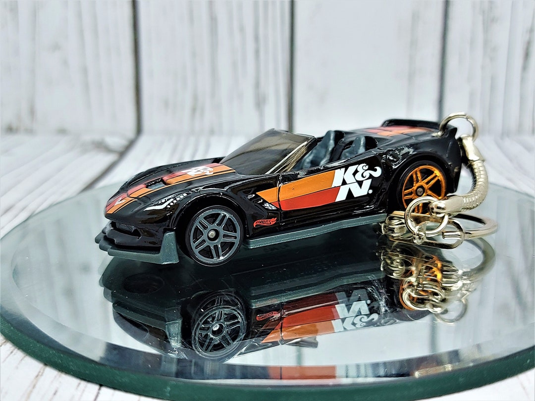 Corvette C7 Z06 Covertable Black Key Ring Key Chain - Etsy