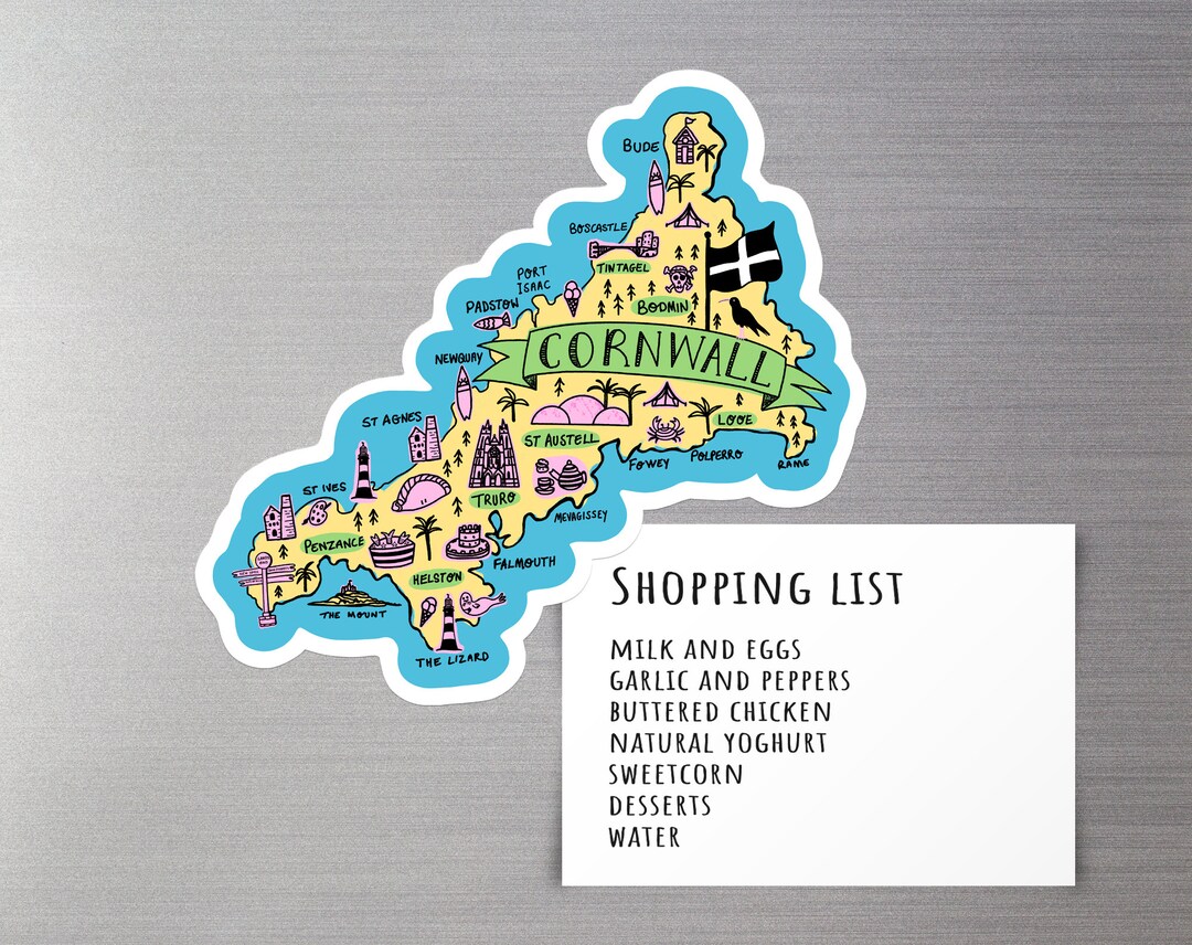Cornwall Map Fridge Magnet Cornwall Magnet Cornish Fridge - Etsy Cornwall Map Fridge Magnet Cornwall Magnet Cornish Fridge - Etsy