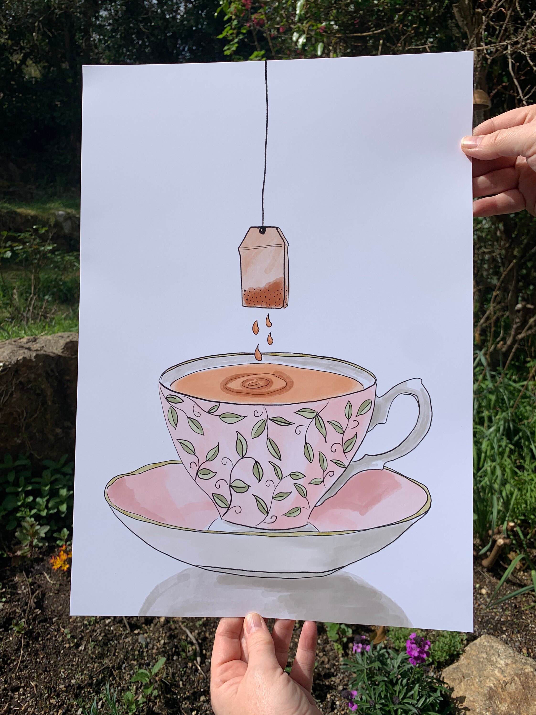 Teacup Tumblr Drawing