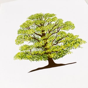 Elm Tree Botanical Home Decor Print - Tree Art Print - Tree Wall Art ...