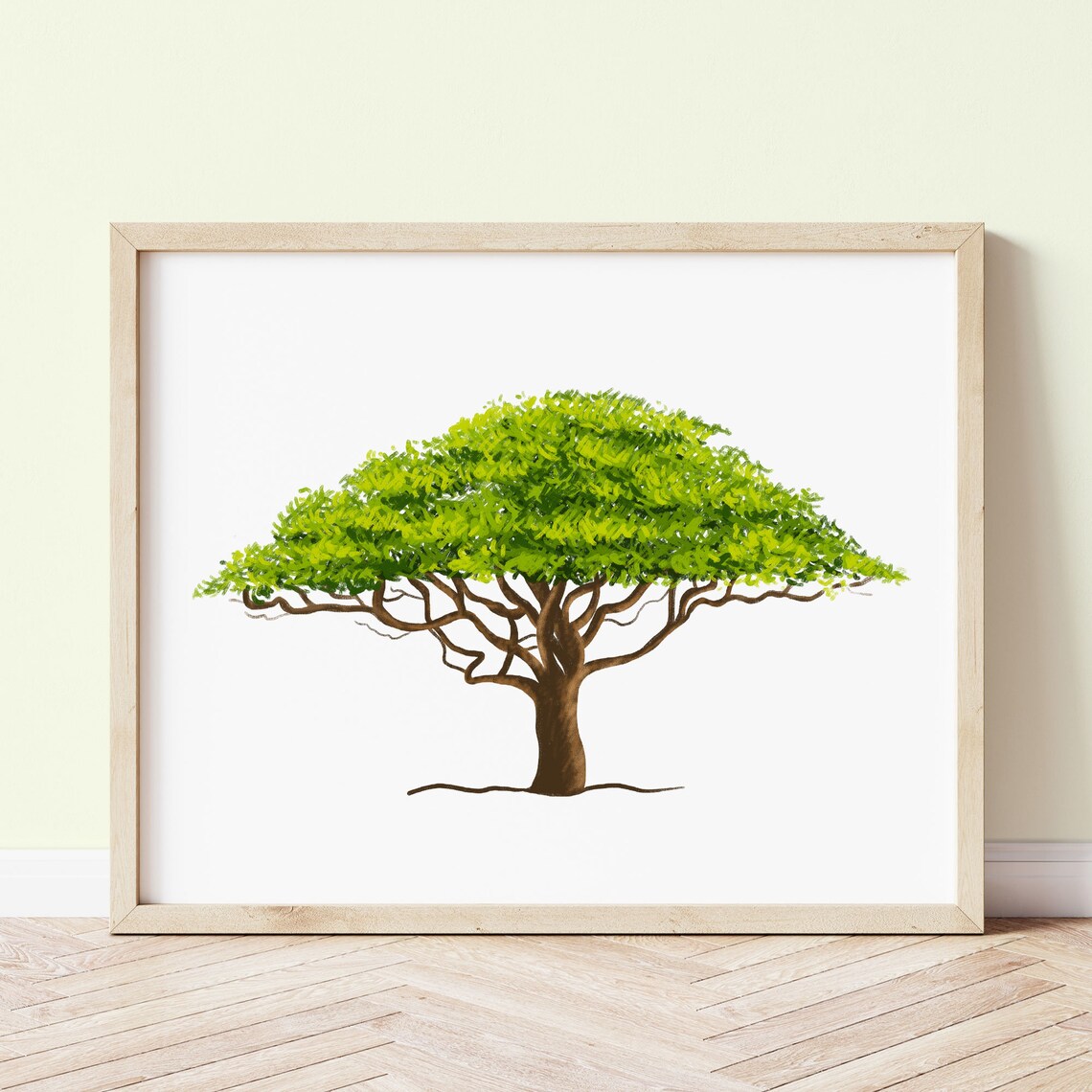 Acacia Tree Art Print | Nature Home Decor | Botanical Wall Art ...