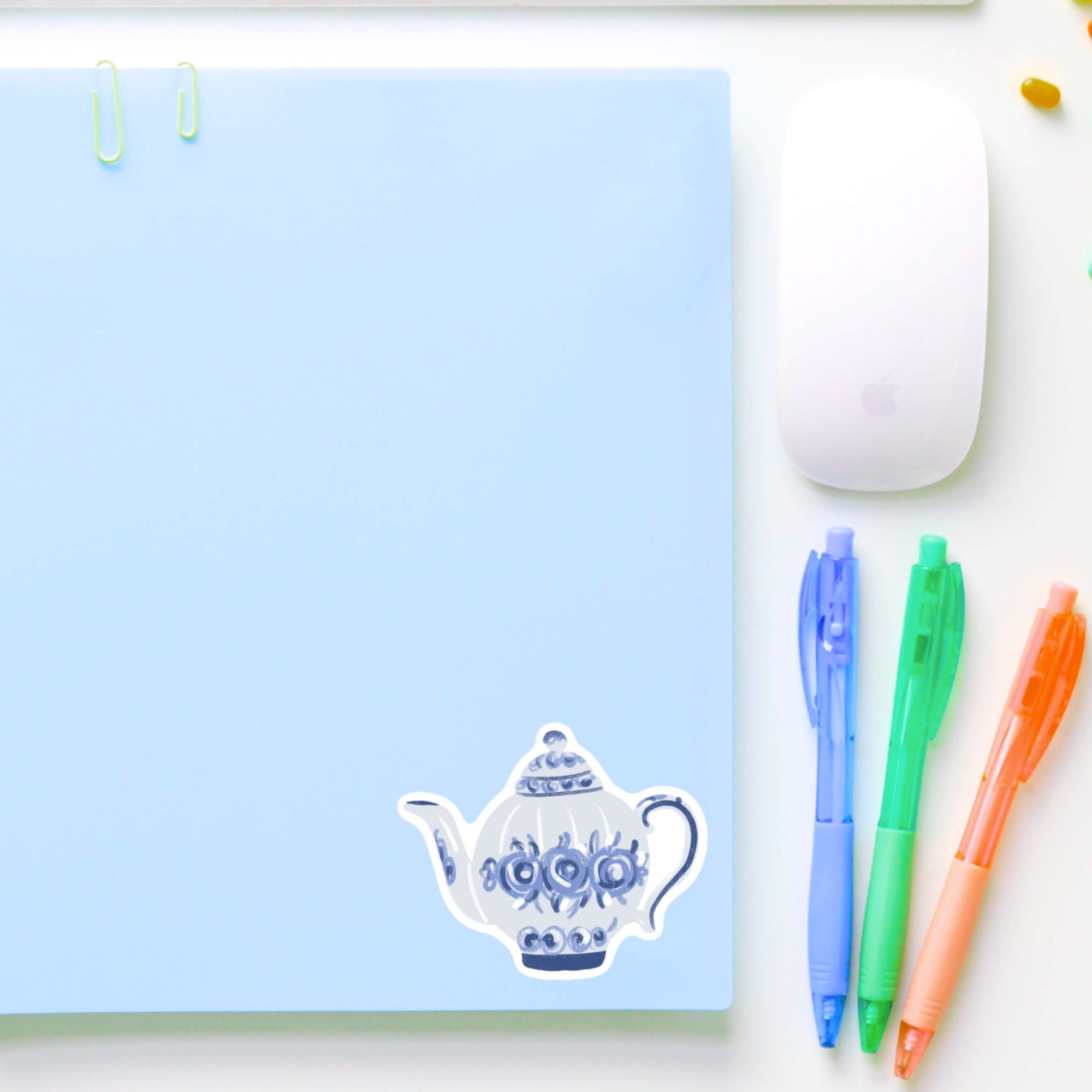 Vintage Teapots Sticker Pack, Teapot Stickers, Teapot Sticker Pack 1 ...