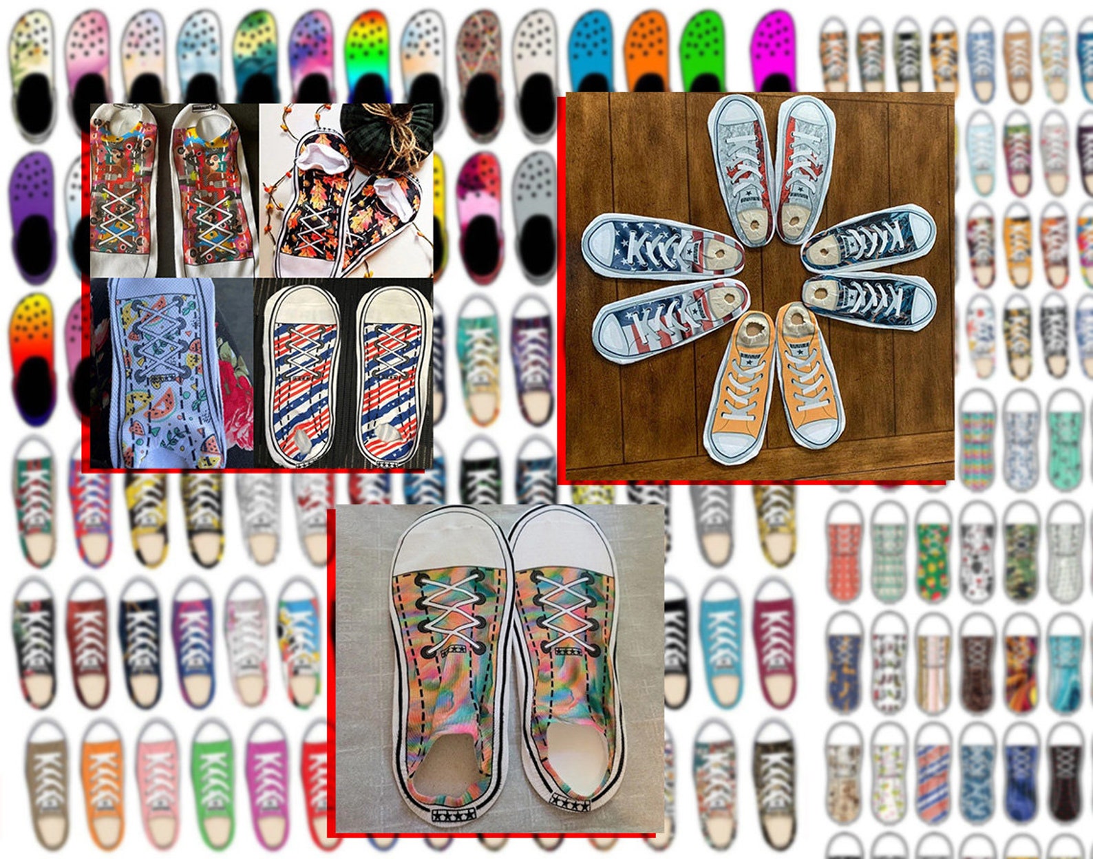 320 Shoe SOCK Sublimation Designs, No Show Socks PNG File Sublimation ...