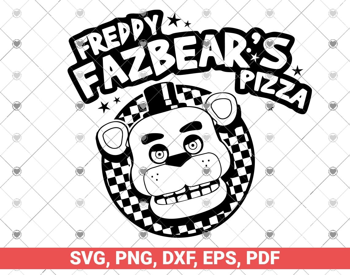 Fazbear's Pizza SVG Five Nights at Freddy's SVG - Etsy UK