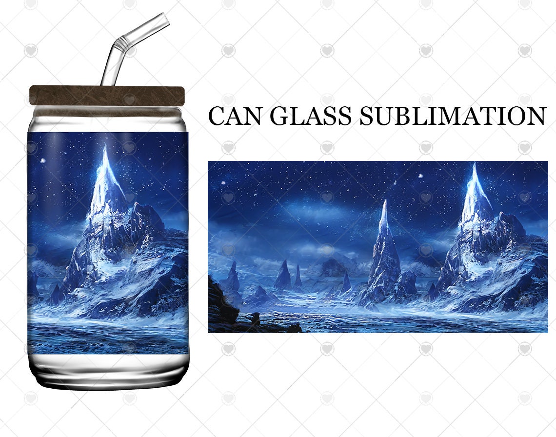 50 Can Glass Sublimation Bundle Unique Can Design 16 Oz & 20 - Etsy