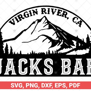 Virgin River Jack's Bar Svg - Etsy