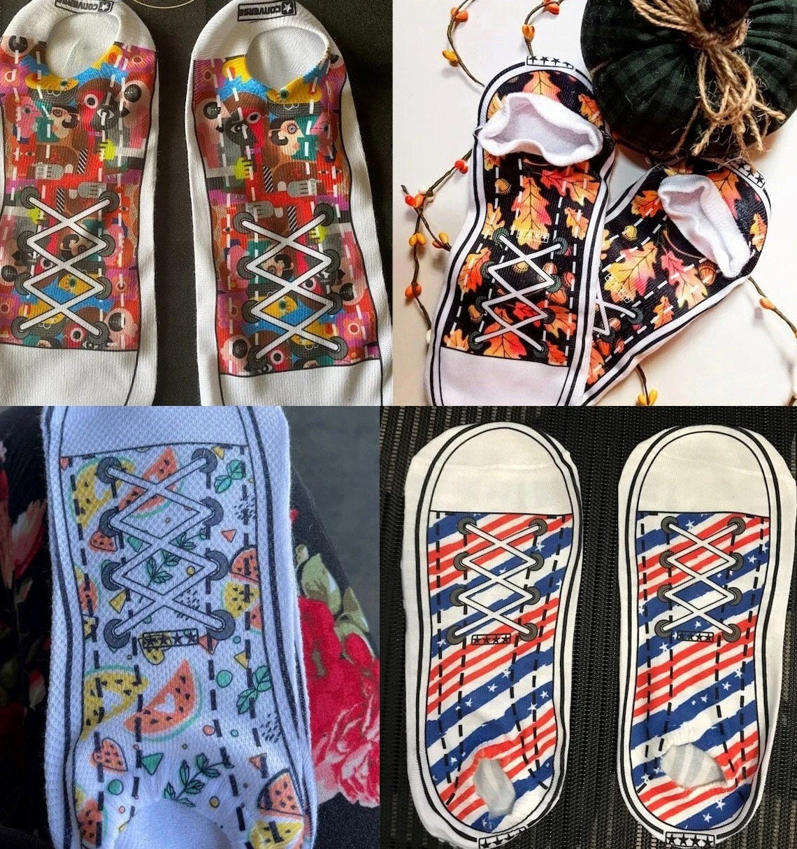 320 Shoe SOCK Sublimation Designs, No Show Socks PNG File Sublimation ...