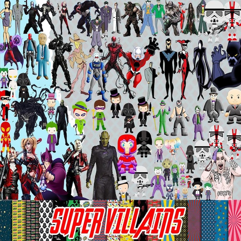Super Villain Art - Etsy