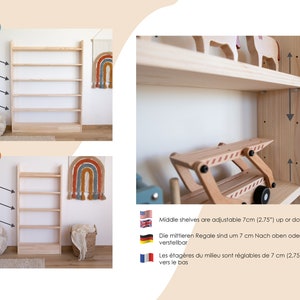 XXL Montessori Toy Shelf, Big Wall Shelf, Toy Storage, Montessori ...