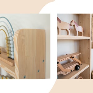 XXL Montessori Toy Shelf, Big Wall Shelf, Toy Storage, Montessori ...