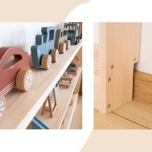 XXL Montessori Toy Shelf, Big Wall Shelf, Toy Storage, Montessori ...