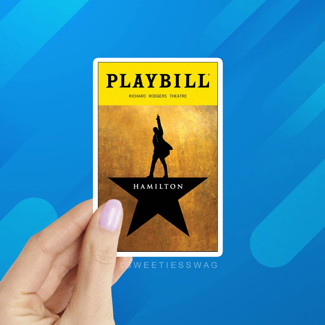 Broadway Playbill Theater Laptop Stickers, New York Stickers - Etsy